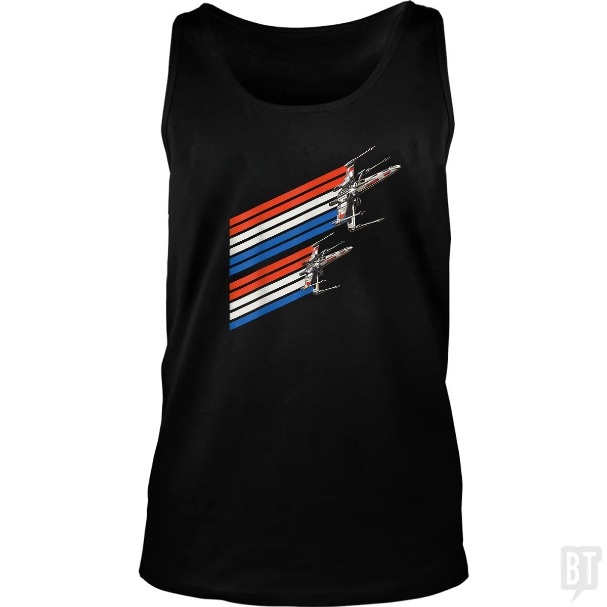 American Fighters Tank Top – Bold Patriotic Cotton Tank – BustedTees.com