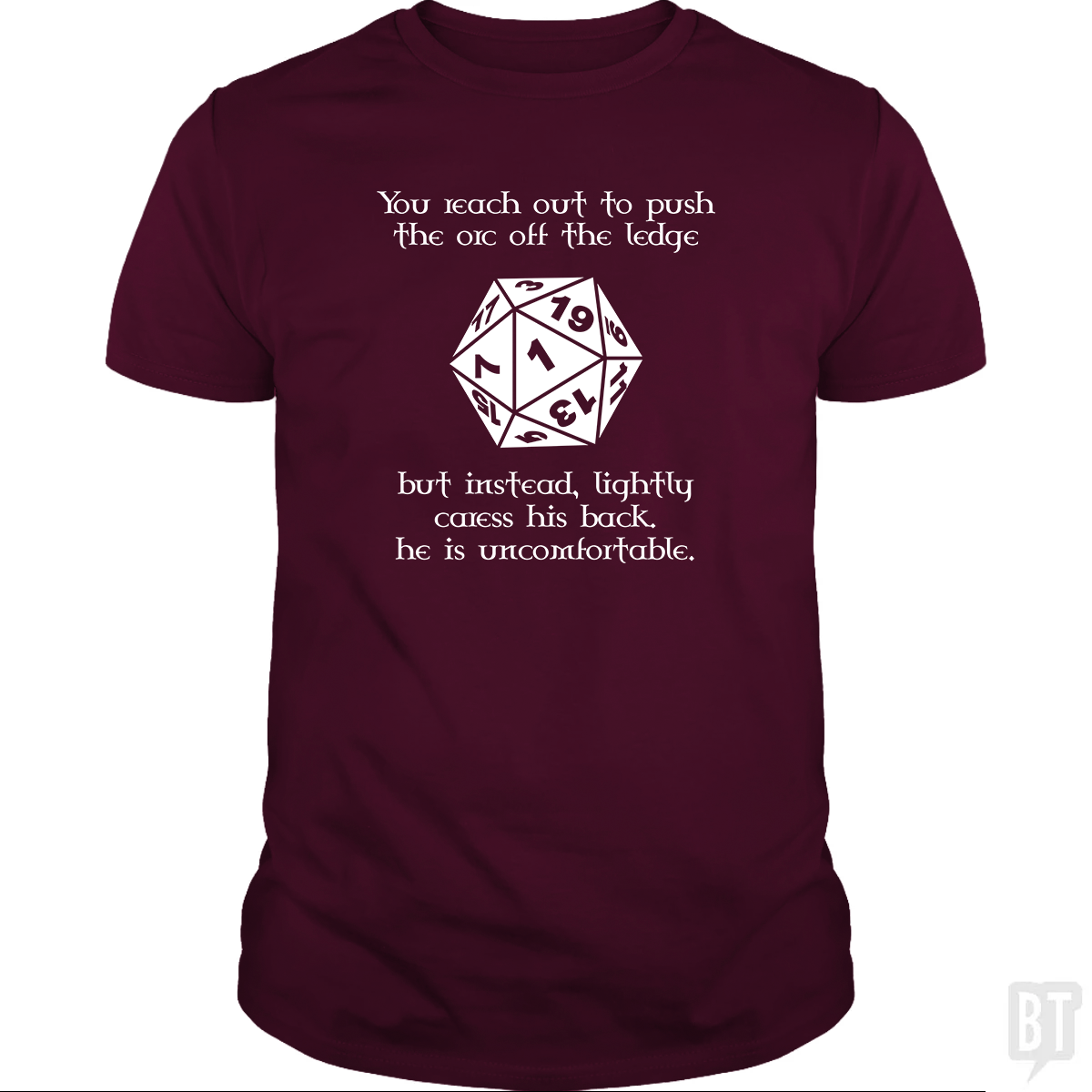 Tabletop DND Dice T-Shirt | Funny Dungeons & Dragons Gamer Tee ...
