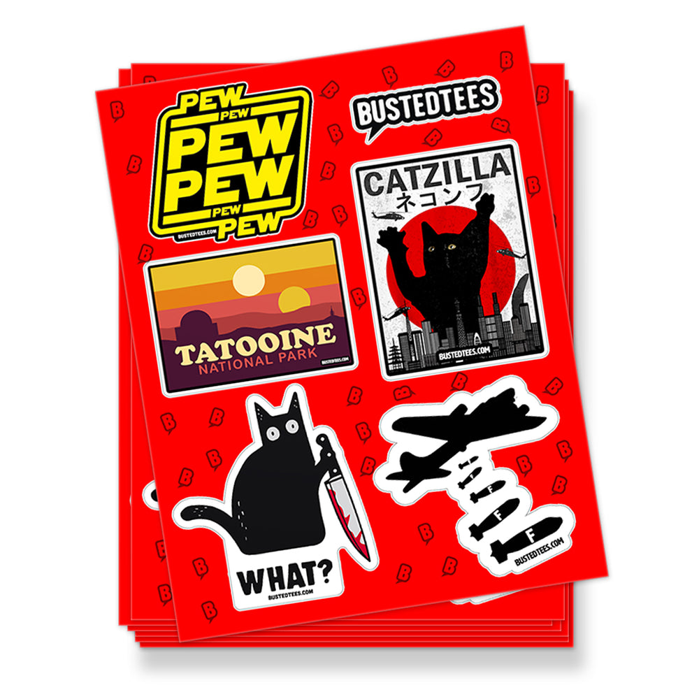 Stickers - Page 4 | BustedTees.com