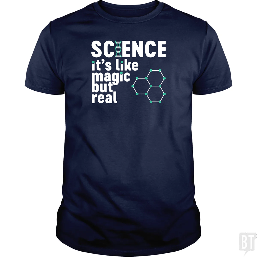 Science Magic Graphic Tee | Smart Style & 100% Cotton – BustedTees.com