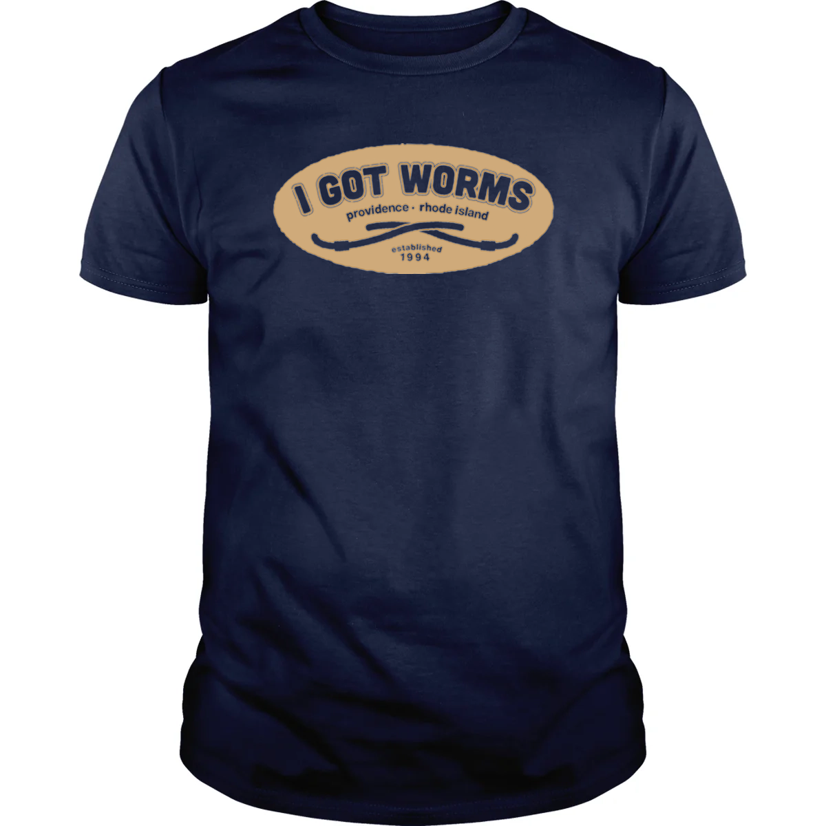 I Got Worms Shirt – Funny & Quirky Graphic Tees – BustedTees.com