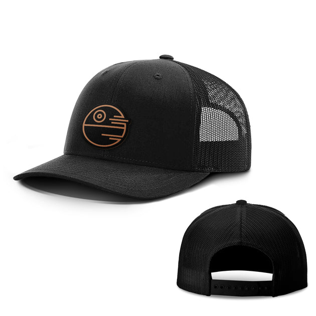 Death Star Leather Patch Hats | BustedTees.com