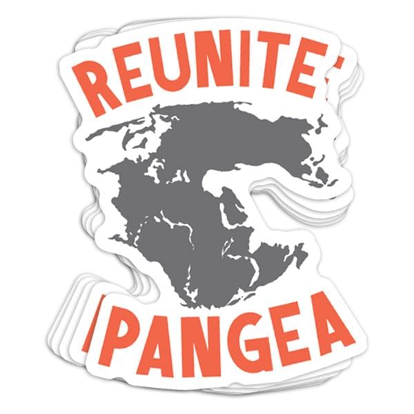 Reunite Pangea Vinyl Sticker | BustedTees.com
