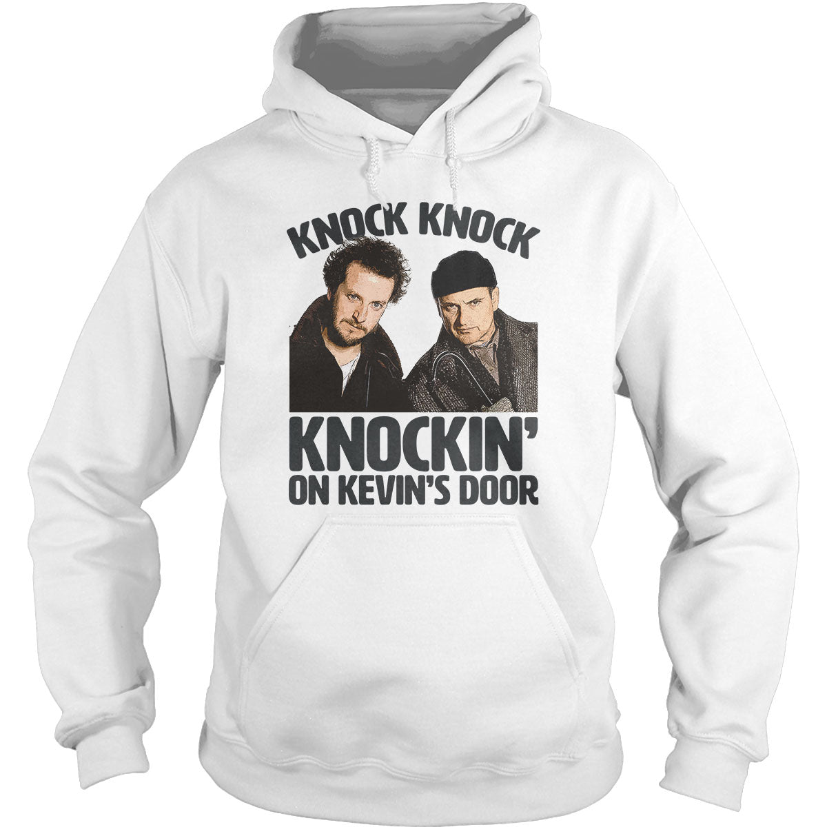 Knockin On Kevin’s Door Hoodie | Funny Statement Hoodie – BustedTees.com