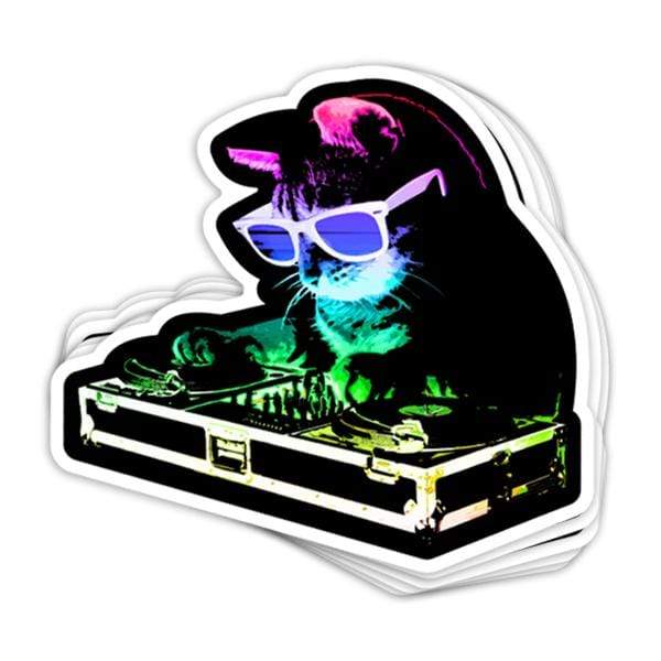 House Cat Vinyl Sticker | BustedTees.com