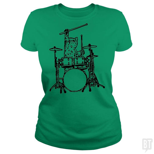 With the Band T-Shirt – Music Lover Cotton Tee – BustedTees.com