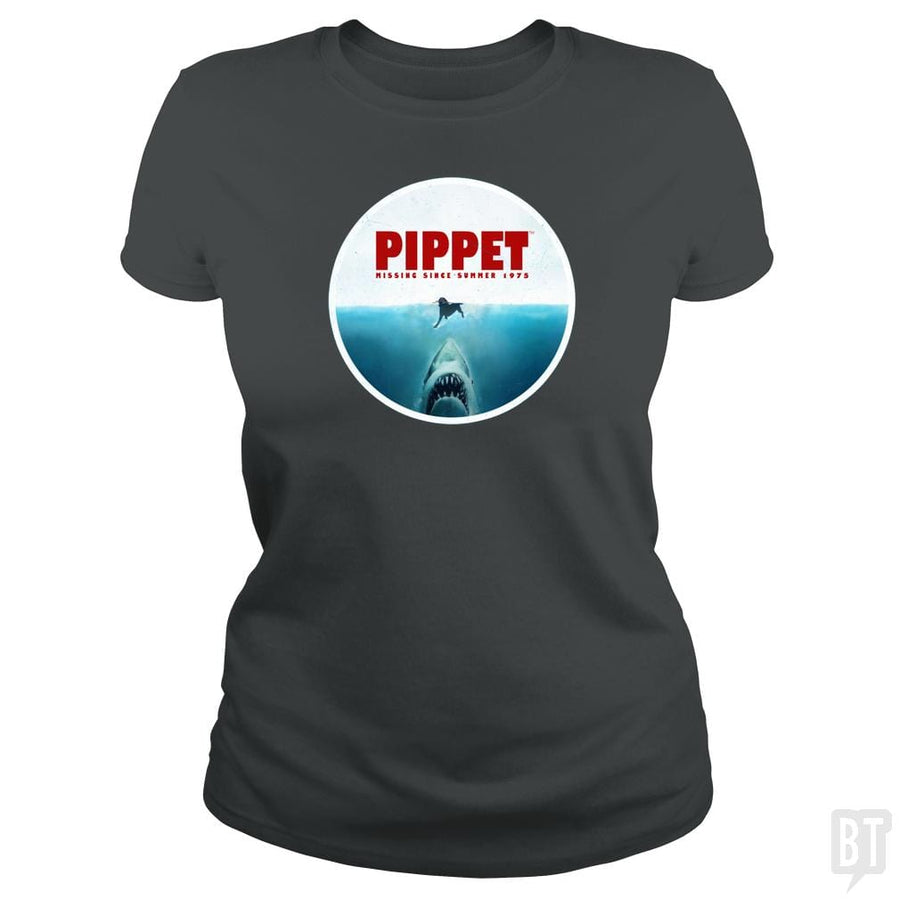 Jaws - Pippet T-Shirt – Funny Shark & Pop Culture Tee – BustedTees.com