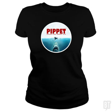 Jaws - Pippet T-Shirt – Funny Shark & Pop Culture Tee – BustedTees.com