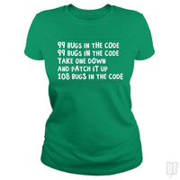 99 Bugs In The Code | BustedTees.com