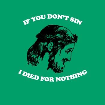 Be A Sinner | BustedTees.com